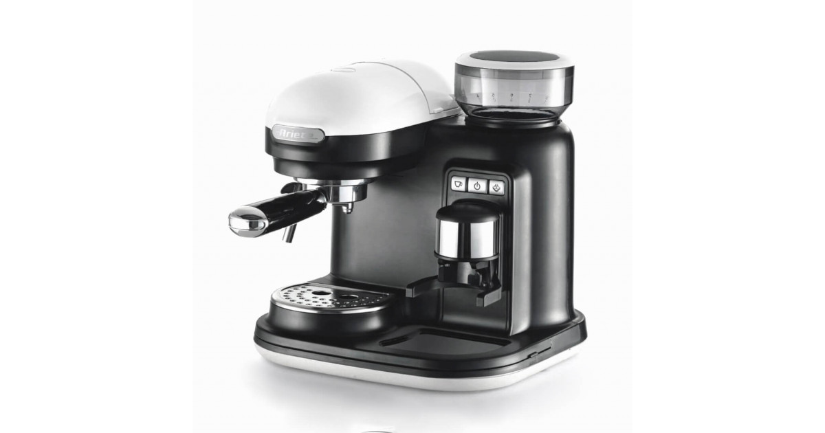 Espresso coffee machine with integrated coffee grinder | Ariete