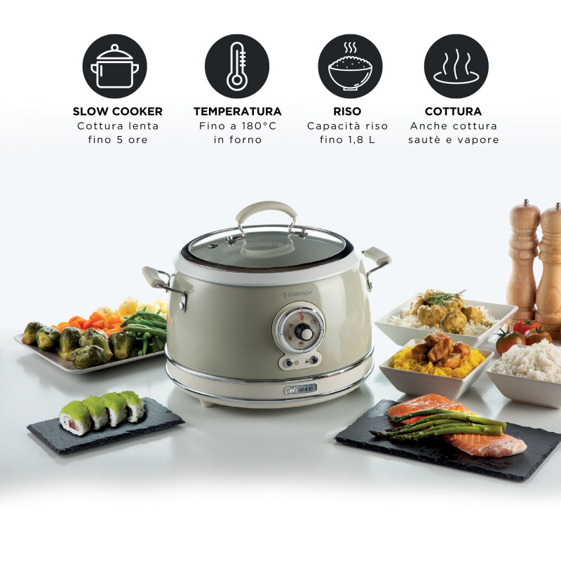 Electric Beige Rice Cooker | Rice Cooker & Slow Cooker | Ariete