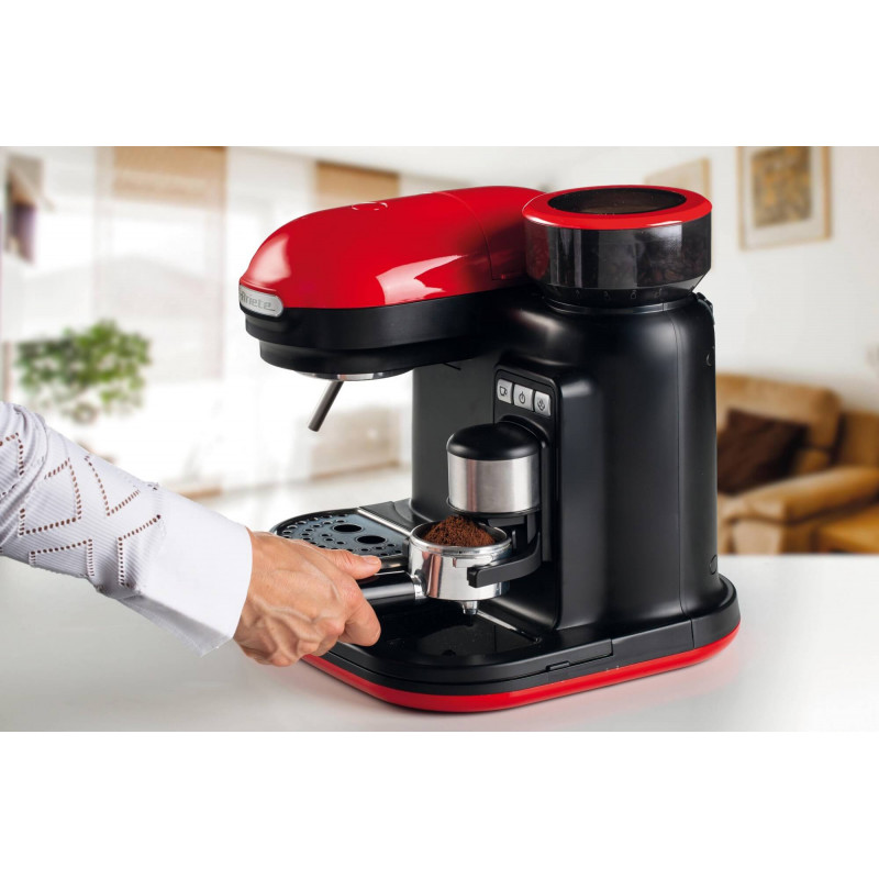 Espresso coffee machine with integrated coffee grinder | Ariete