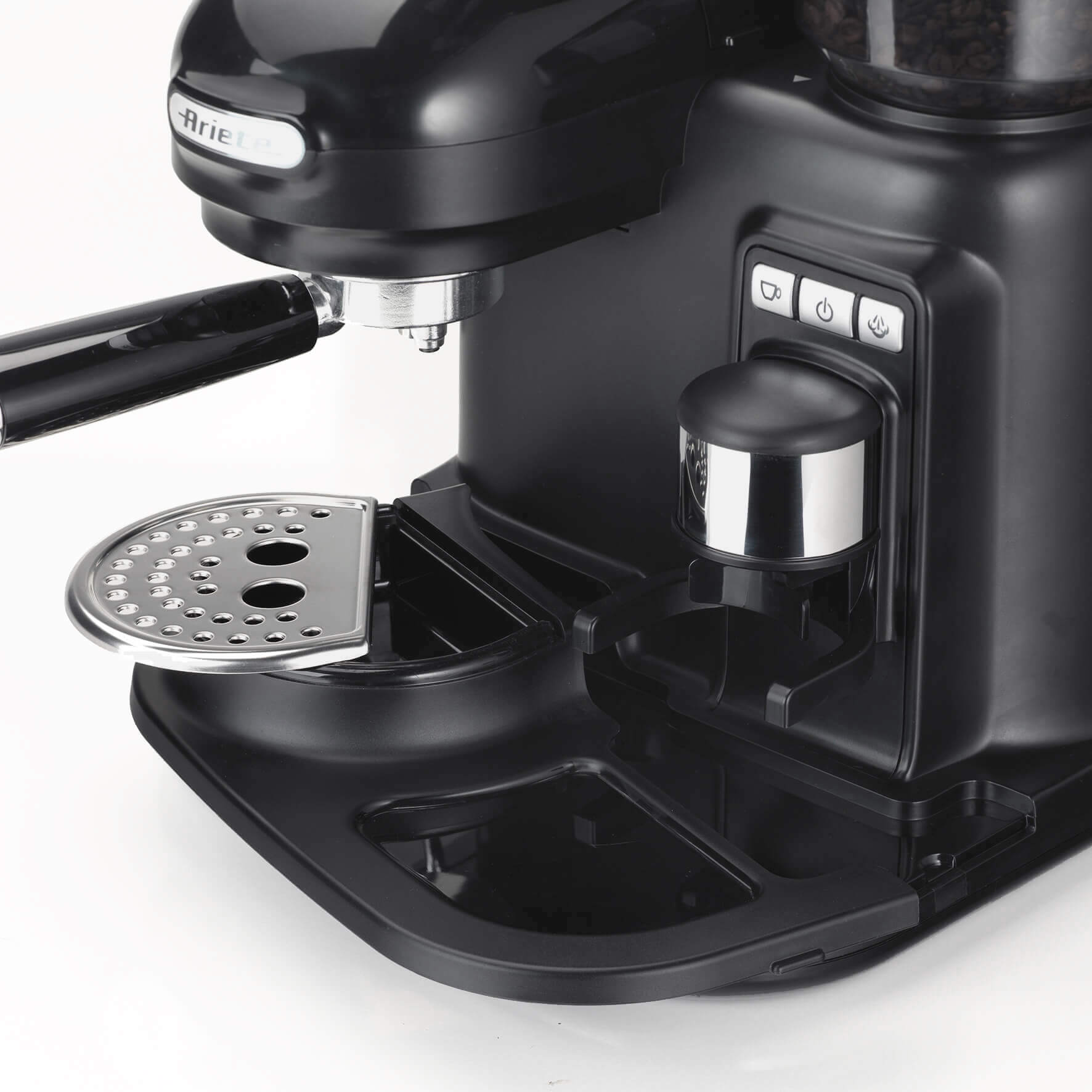 Espresso coffee machine with integrated coffee grinder | Ariete